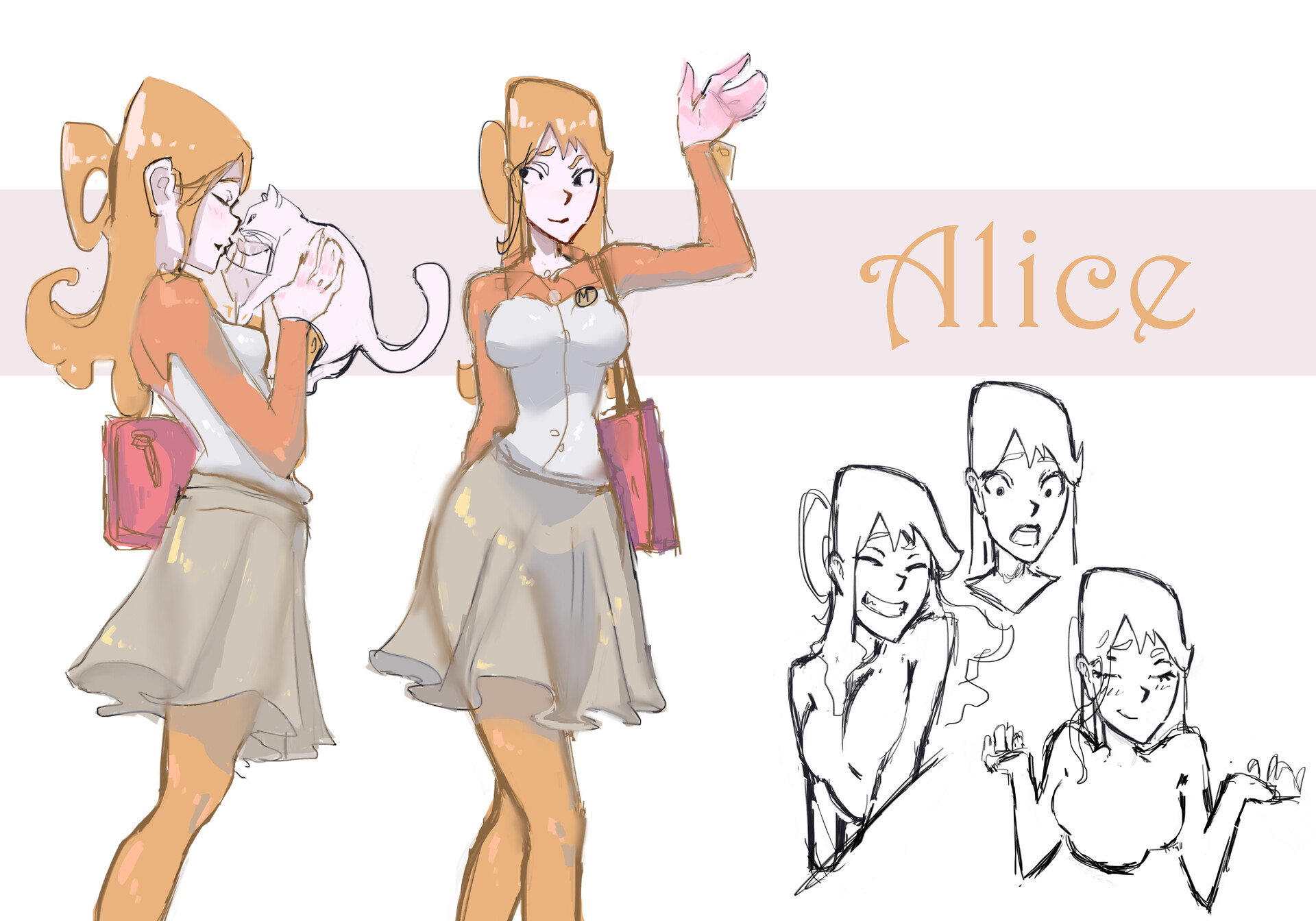 ArtStation - Alice Character Design and Animation