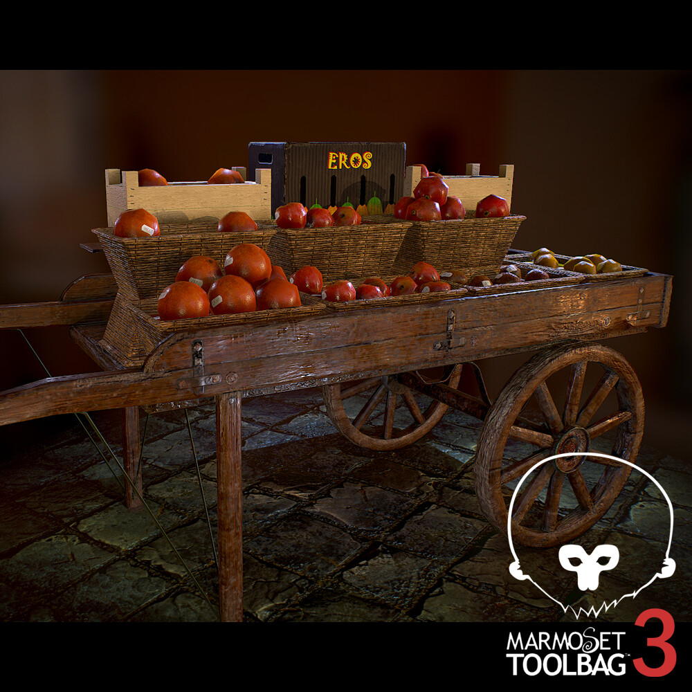 ArtStation - Fruit Cart