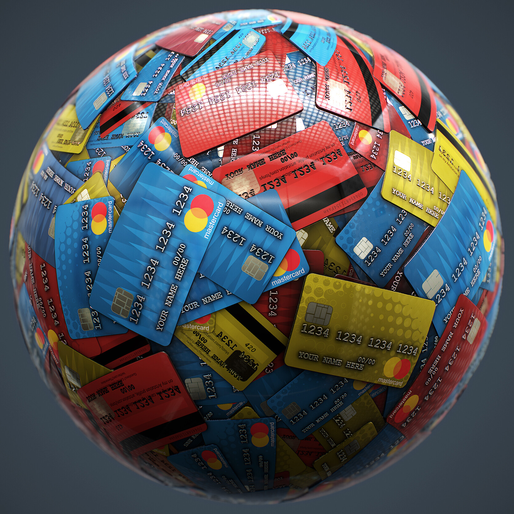 ArtStation - Credit Card Material