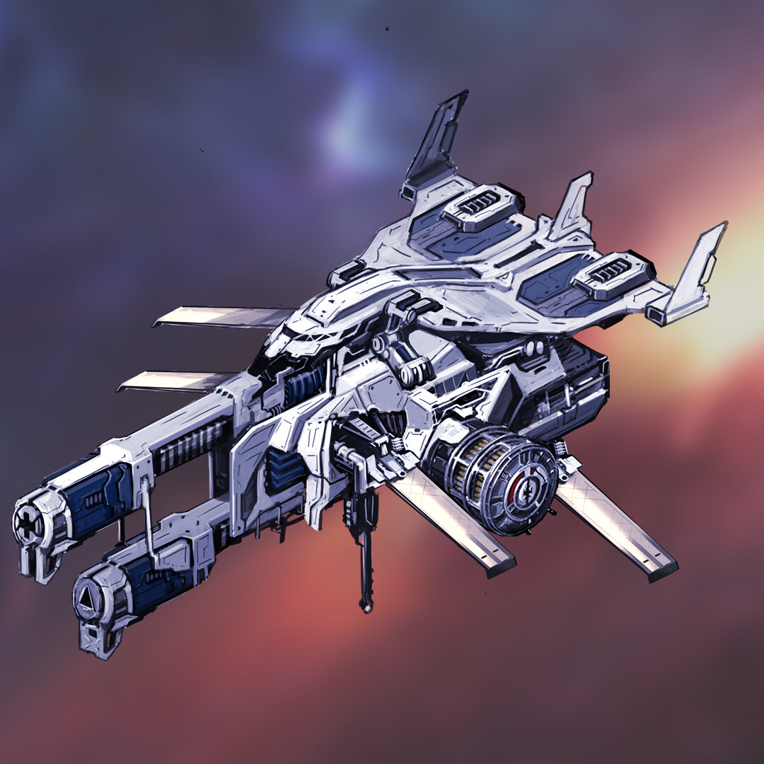 ArtStation - spaceship cannon