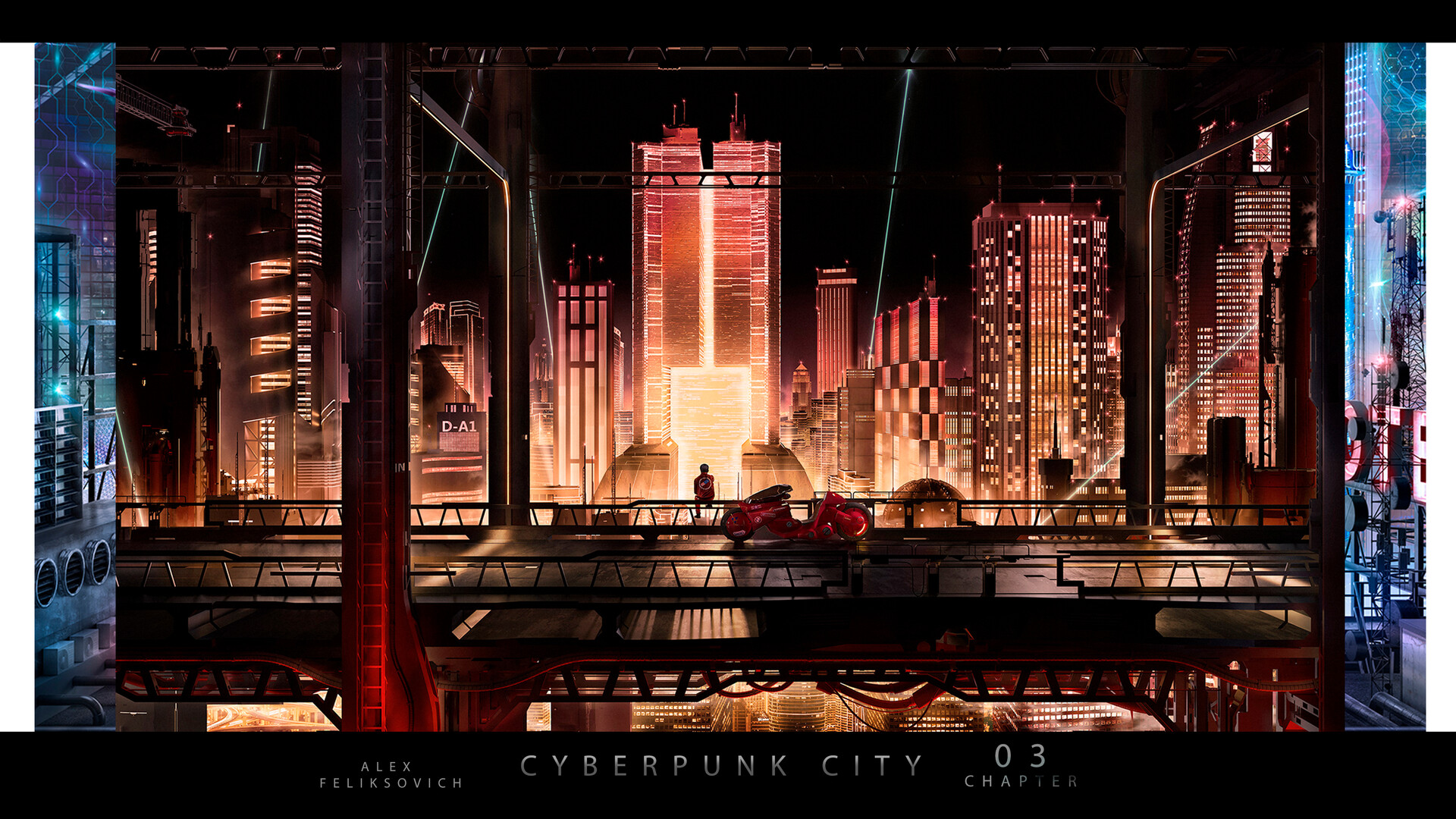 ArtStation - Akira : Cyberpunk city
