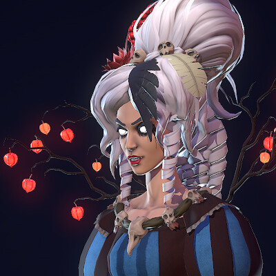 ArtStation - Undead lady