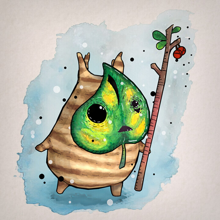 ArtStation - Stylized 3D Korok -Legend of Zelda