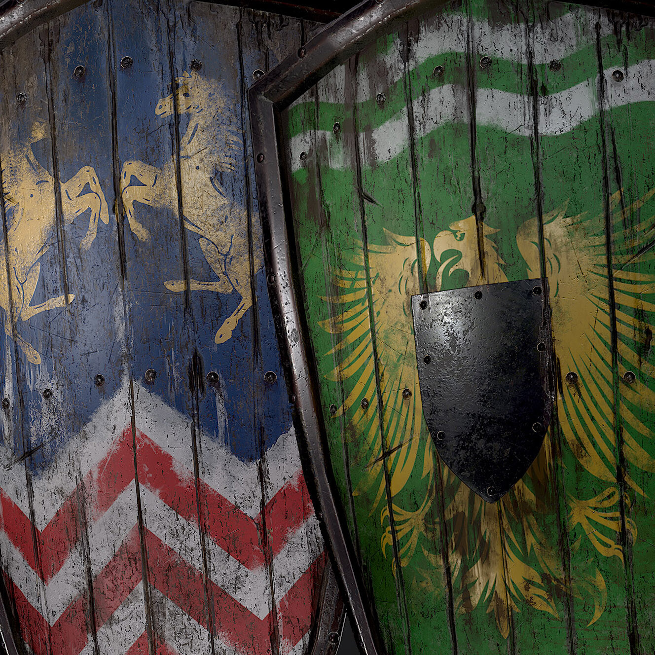 ArtStation - Medieval Large Shields