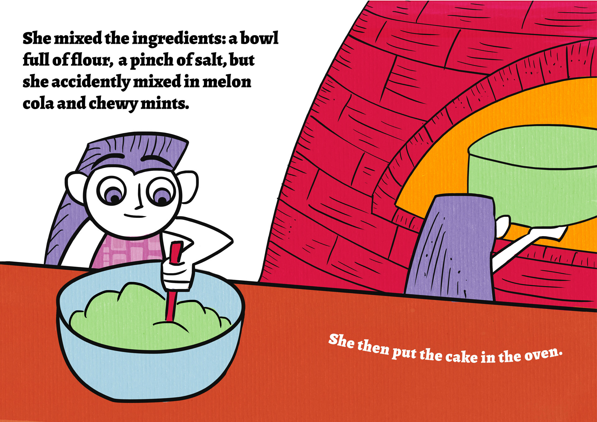 ArtStation - Childrens storybook~I Made A Cake