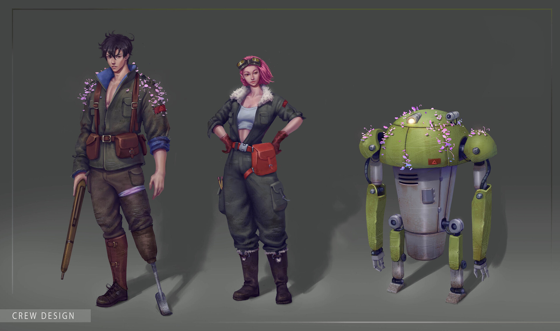 ArtStation - Character Design - Airship crew