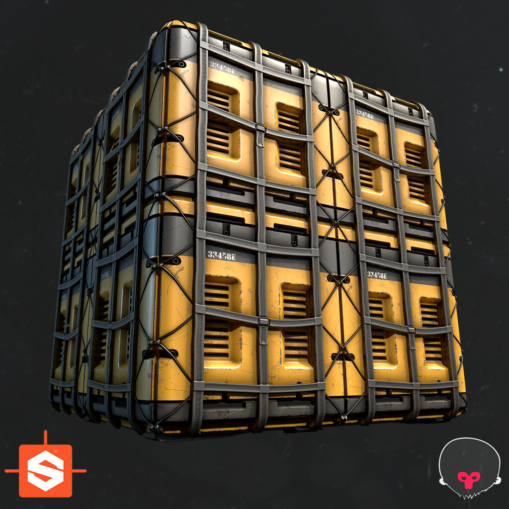 ArtStation - Sci Fi Crate