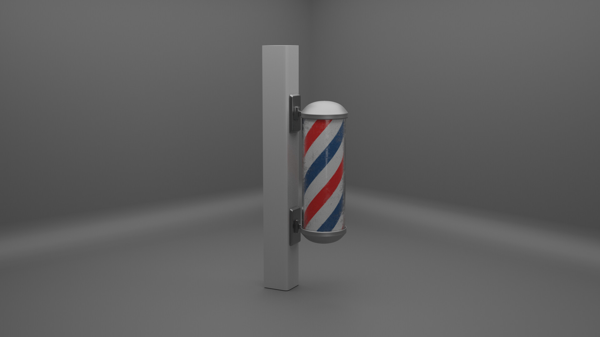 ArtStation - Barber Shop Pole (Animation Styled).