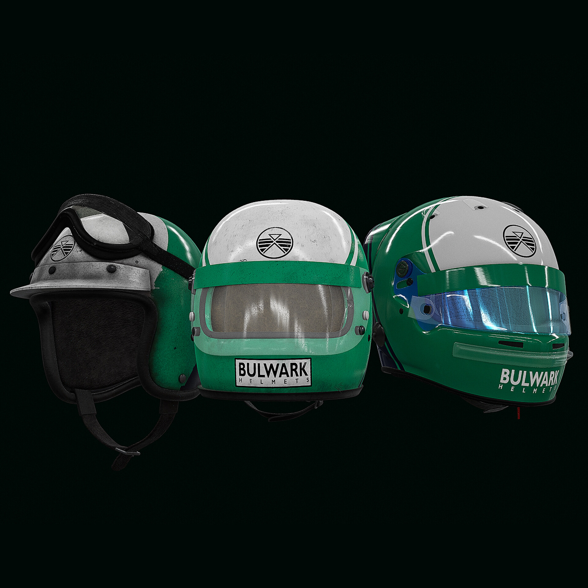 ArtStation - Racing Helmets