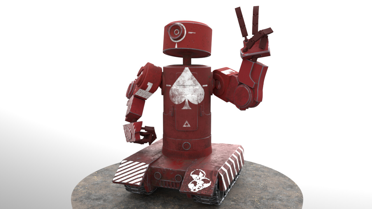 ArtStation - "Harold" Robot Toy Model