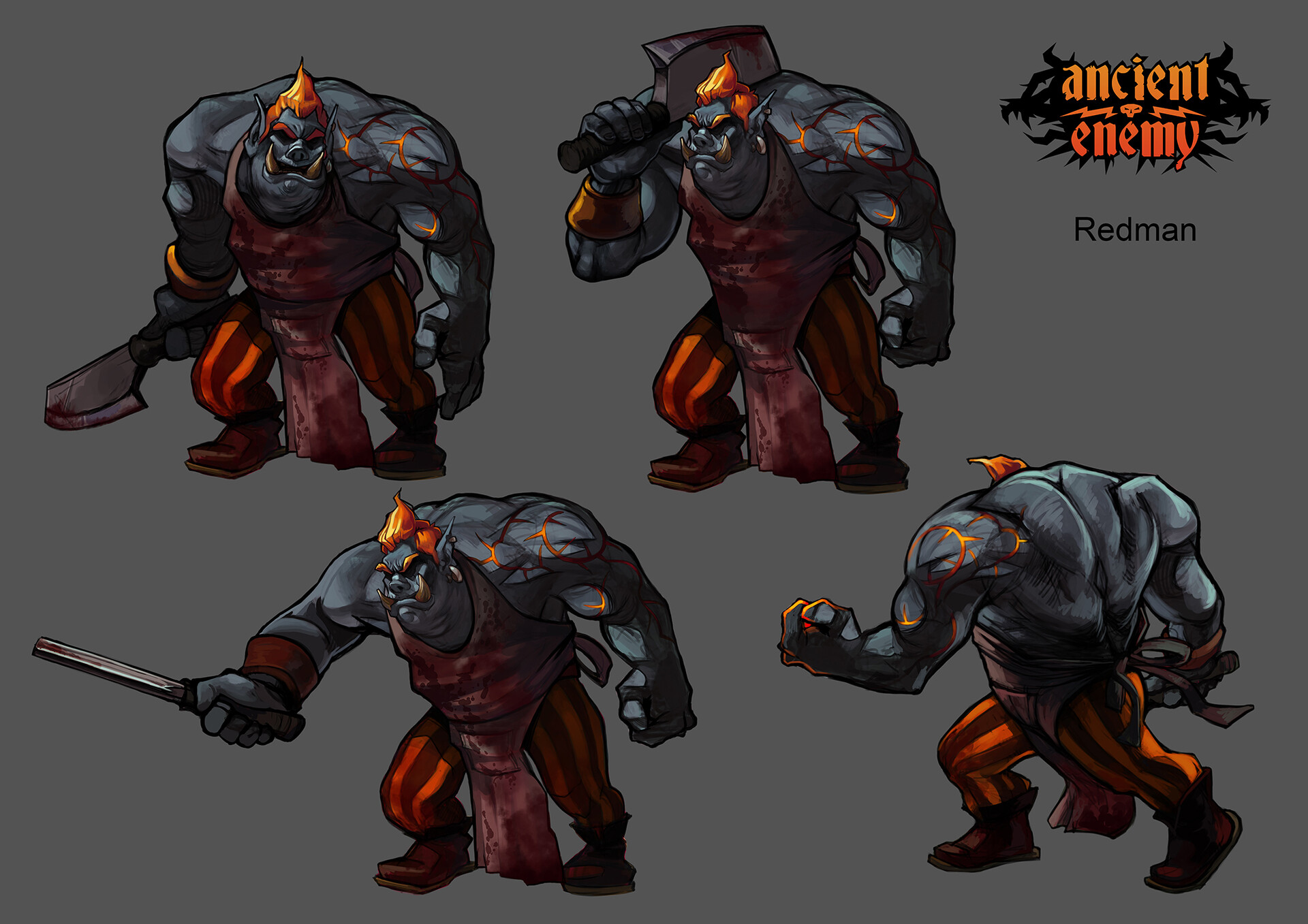 ArtStation - Ancient Enemy character assets