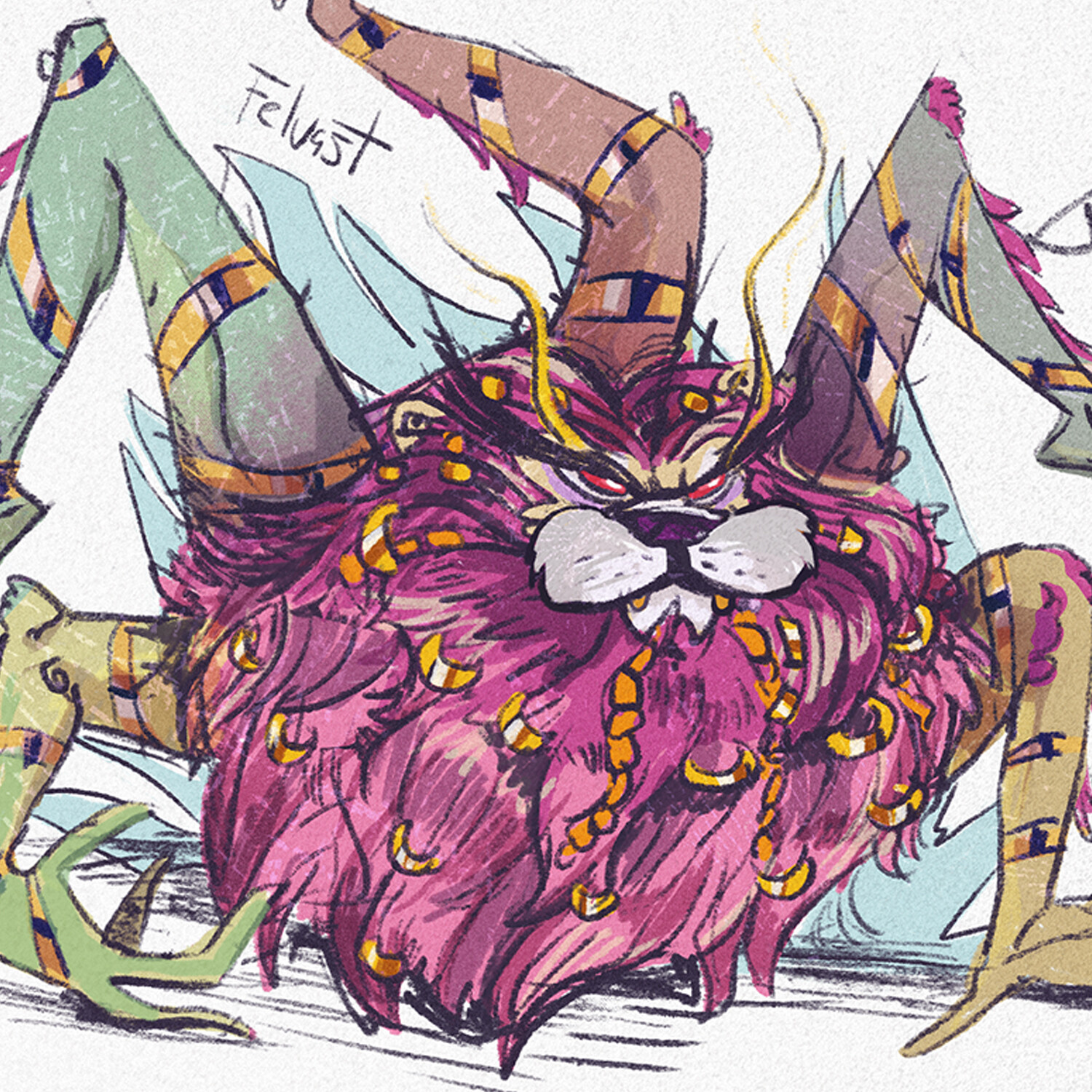 ArtStation - Buer - Demons in Technicolour