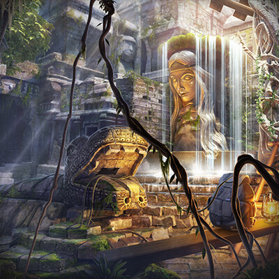 ArtStation - Background Temple