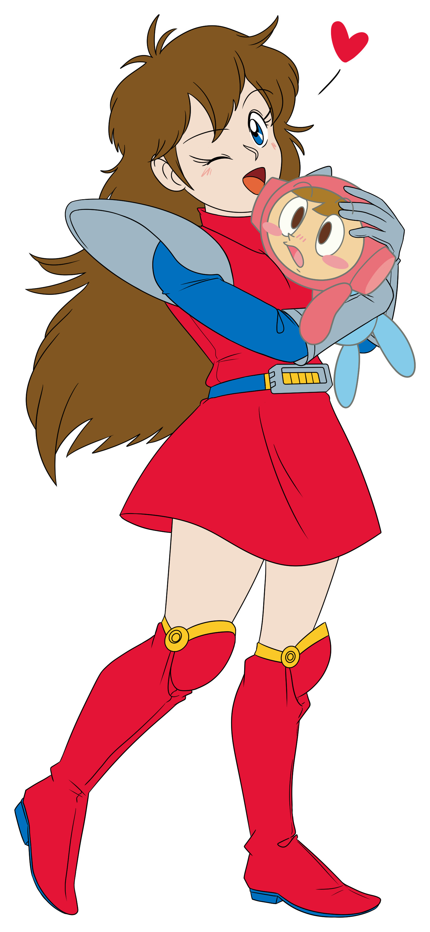 ArtStation - Wonder Momo and Mr. Driller