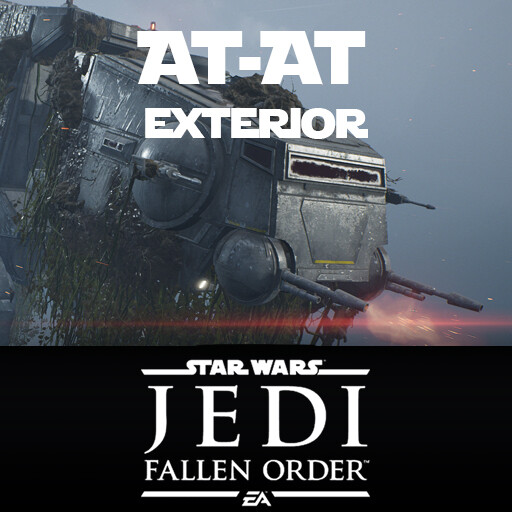 ArtStation - Jedi Fallen Order: ATAT Exterior