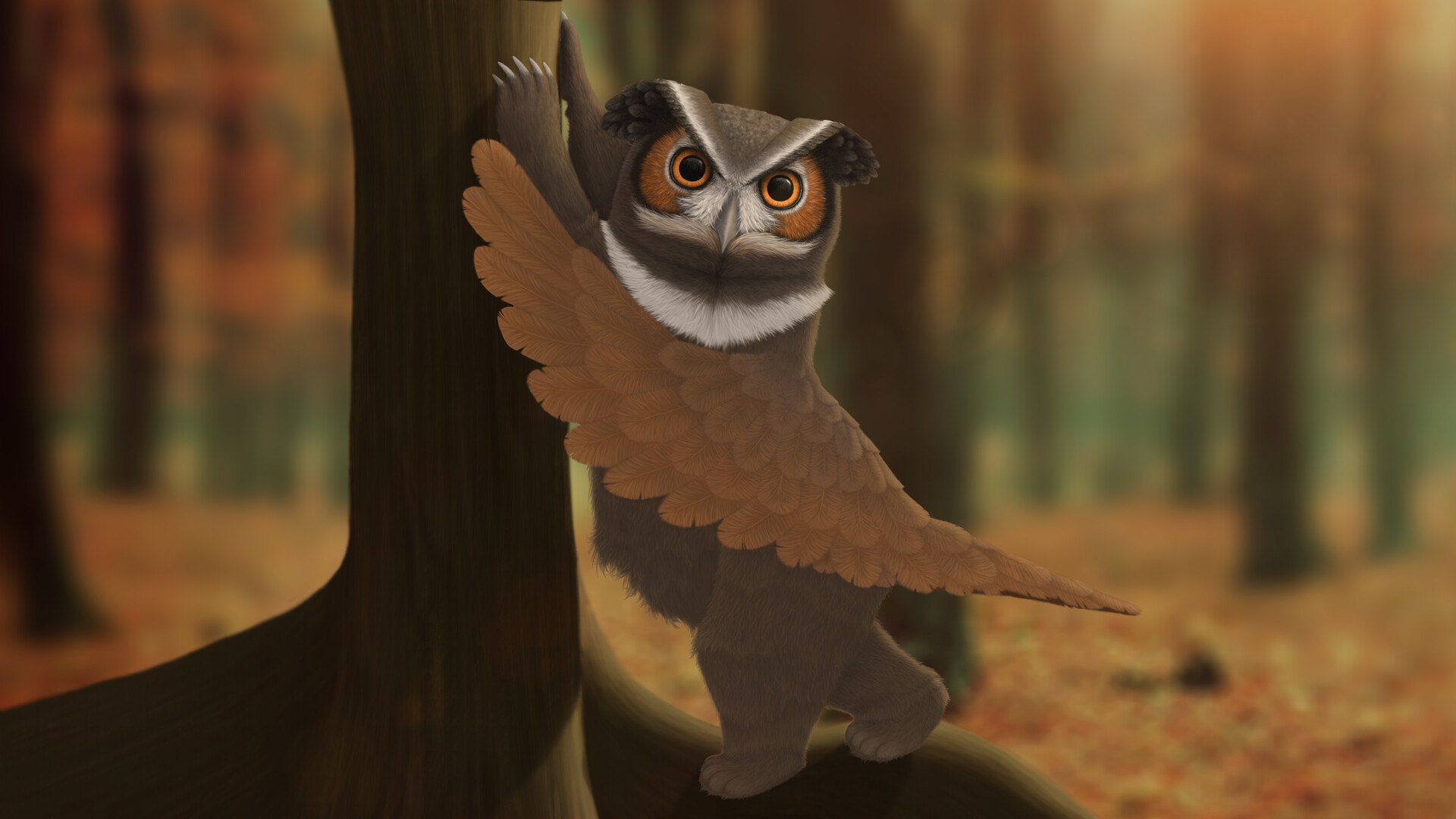 ArtStation - Professional Practice - D&D Owlbear