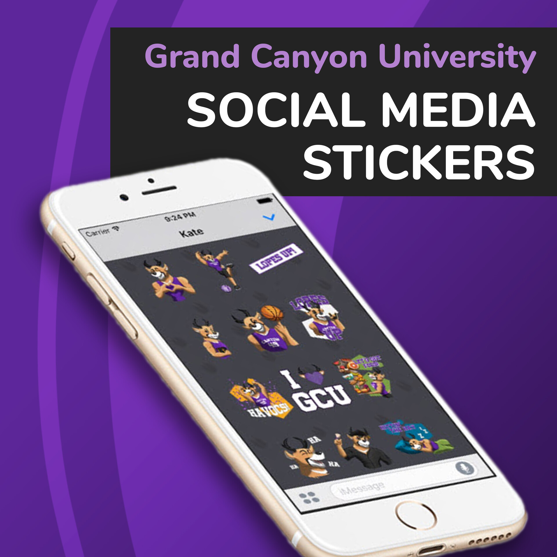 ArtStation - iMessage App: GCU Thunder Stickers