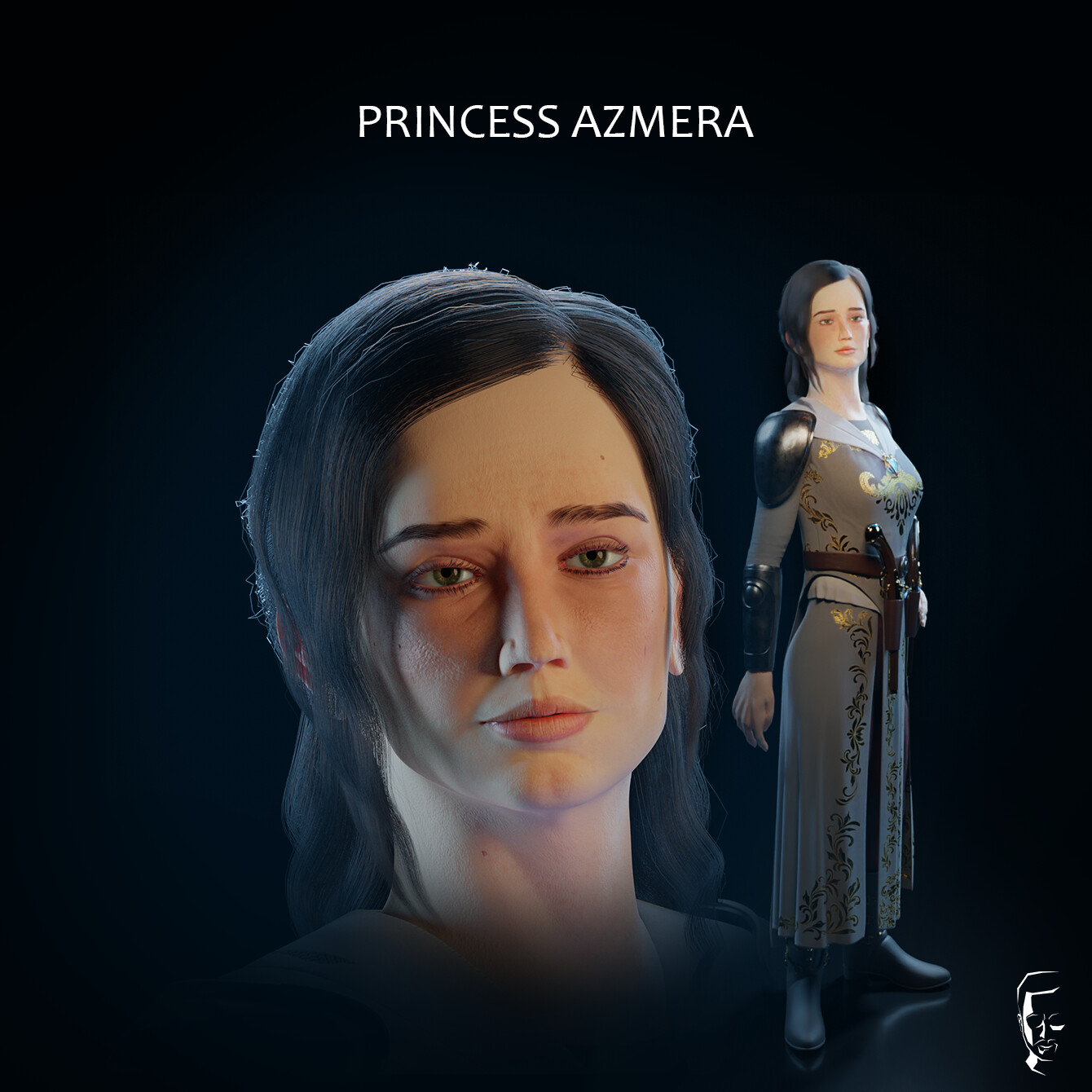 ArtStation - Princess Azmera - Realistic Female Character