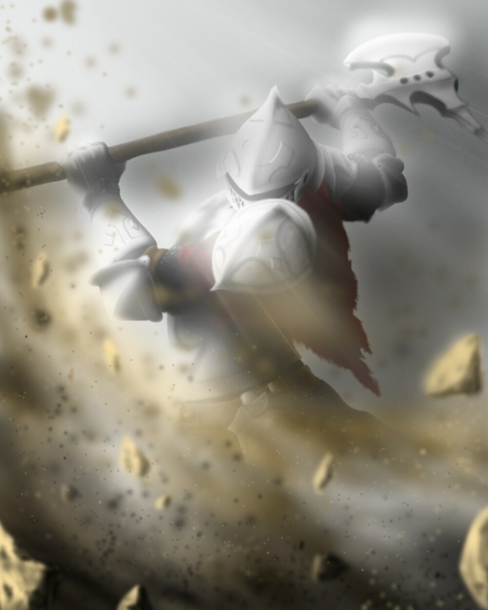 ArtStation - Knight in battle