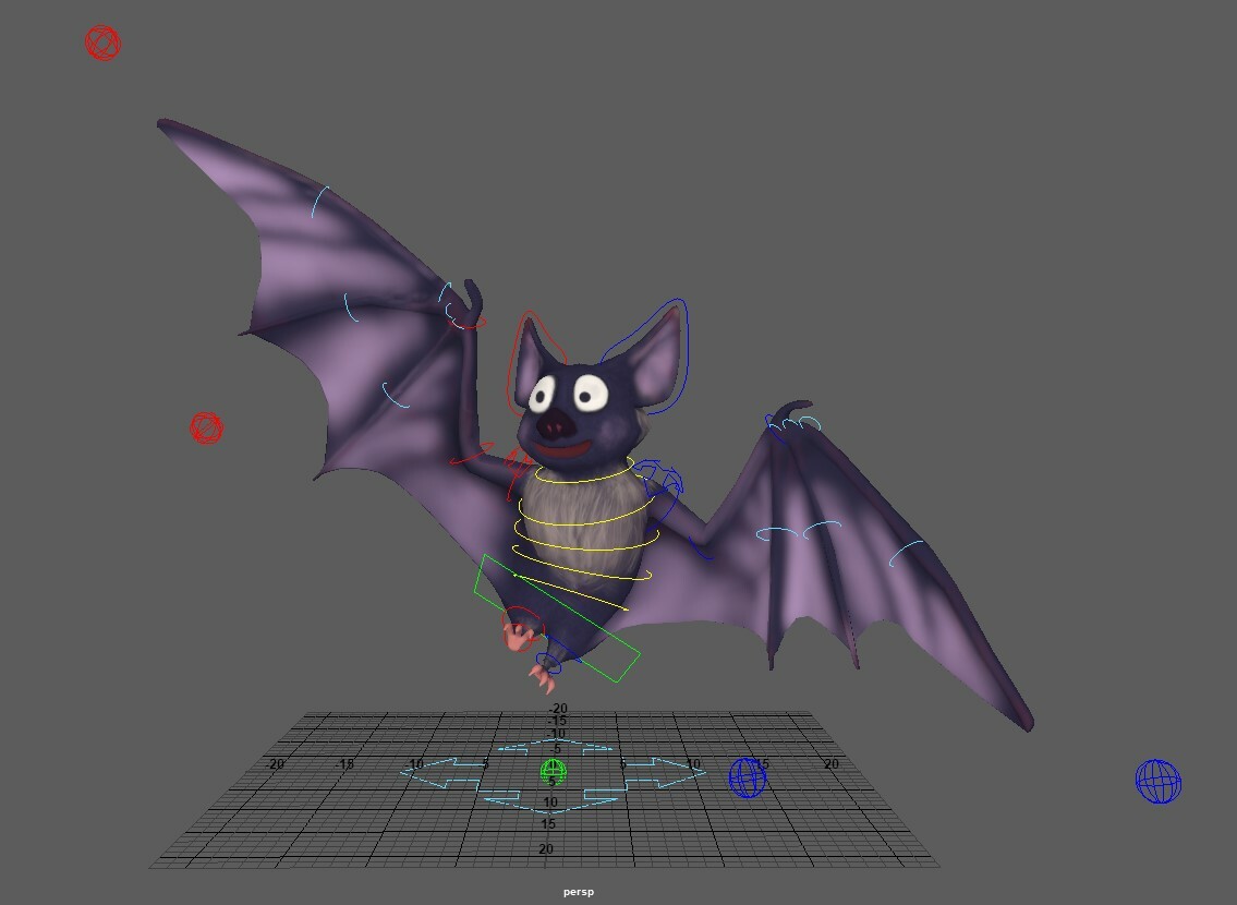 ArtStation - Bat Rigging