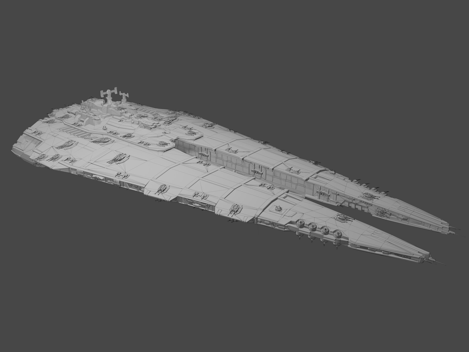 ArtStation - Loth Owl Class Cruiser/Carrier WIP