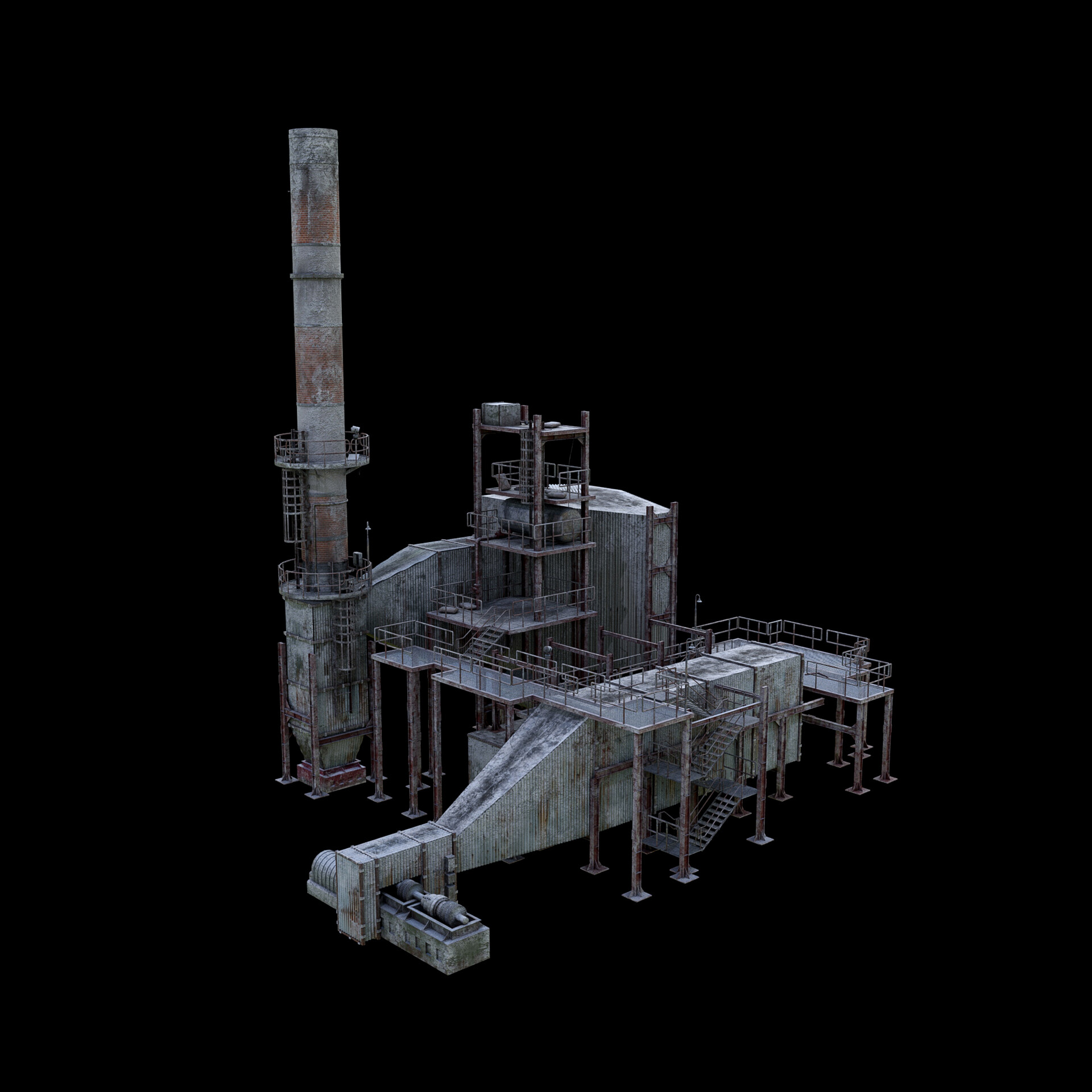 ArtStation - Factory buildings