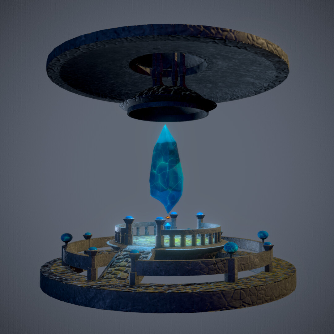 ArtStation - Floating Crystal