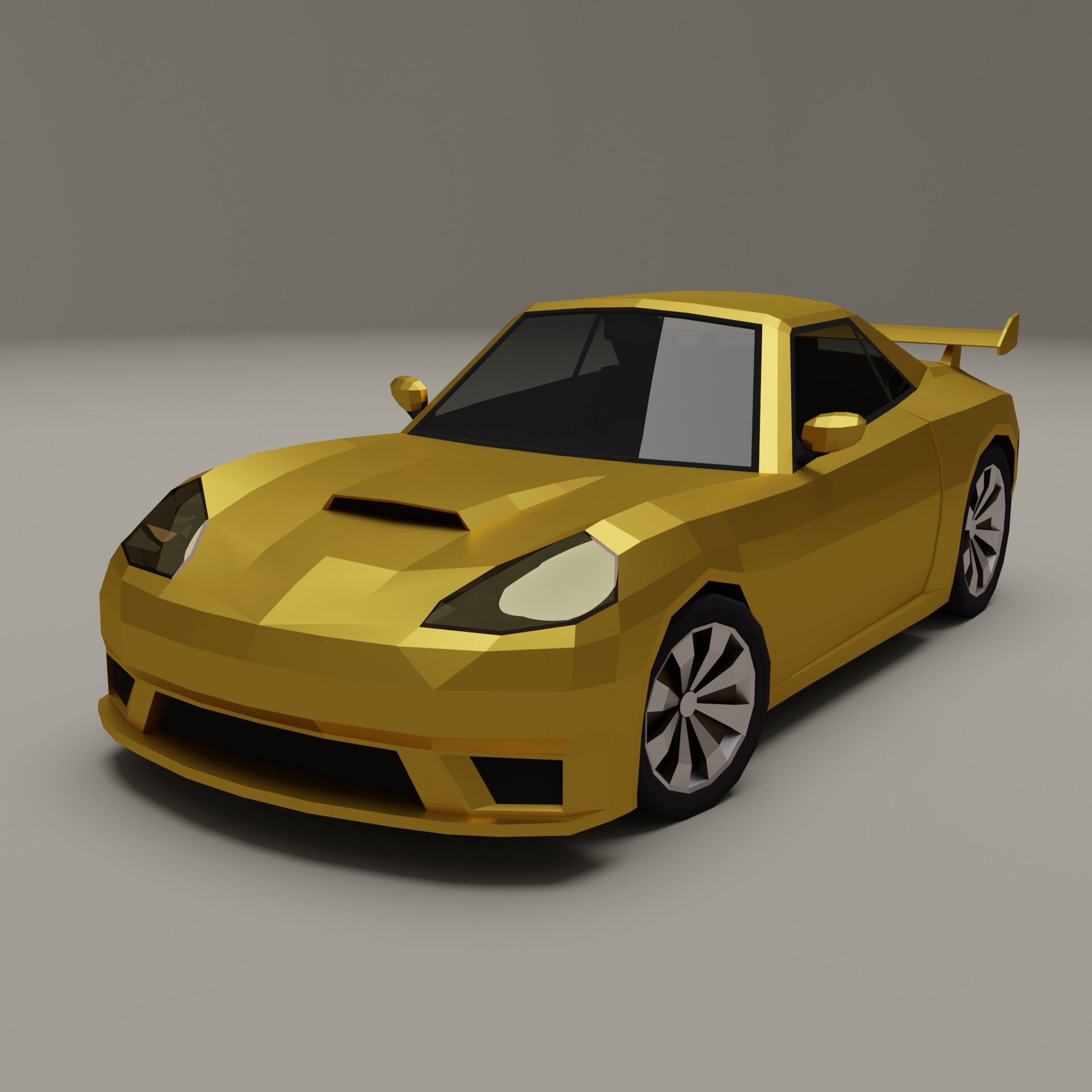 ArtStation - Low Poly Car