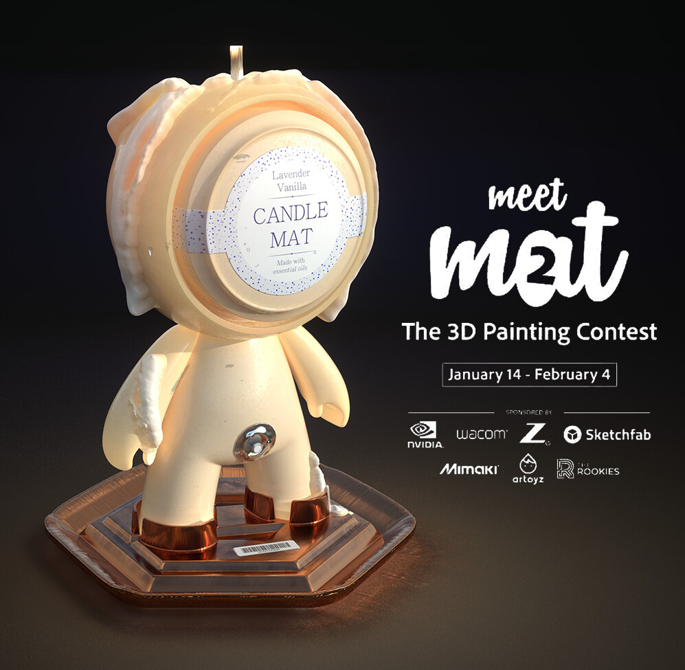 ArtStation - Candle Mat - Meet Mat Contest 2020