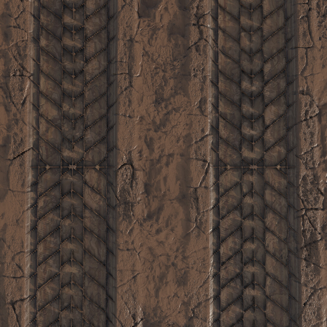 ArtStation - Substance Designer Dirt Track Material