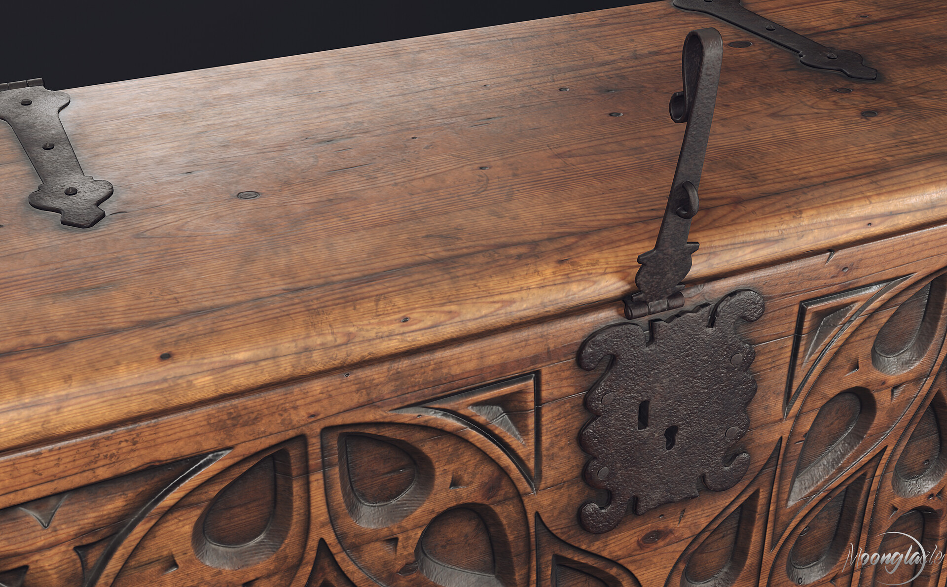 ArtStation - Gothic Chest Game model