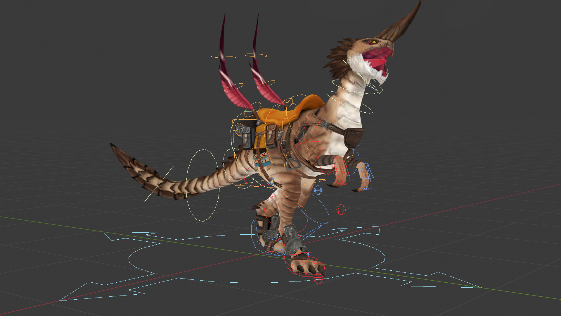ArtStation - Lizard Mount Rig