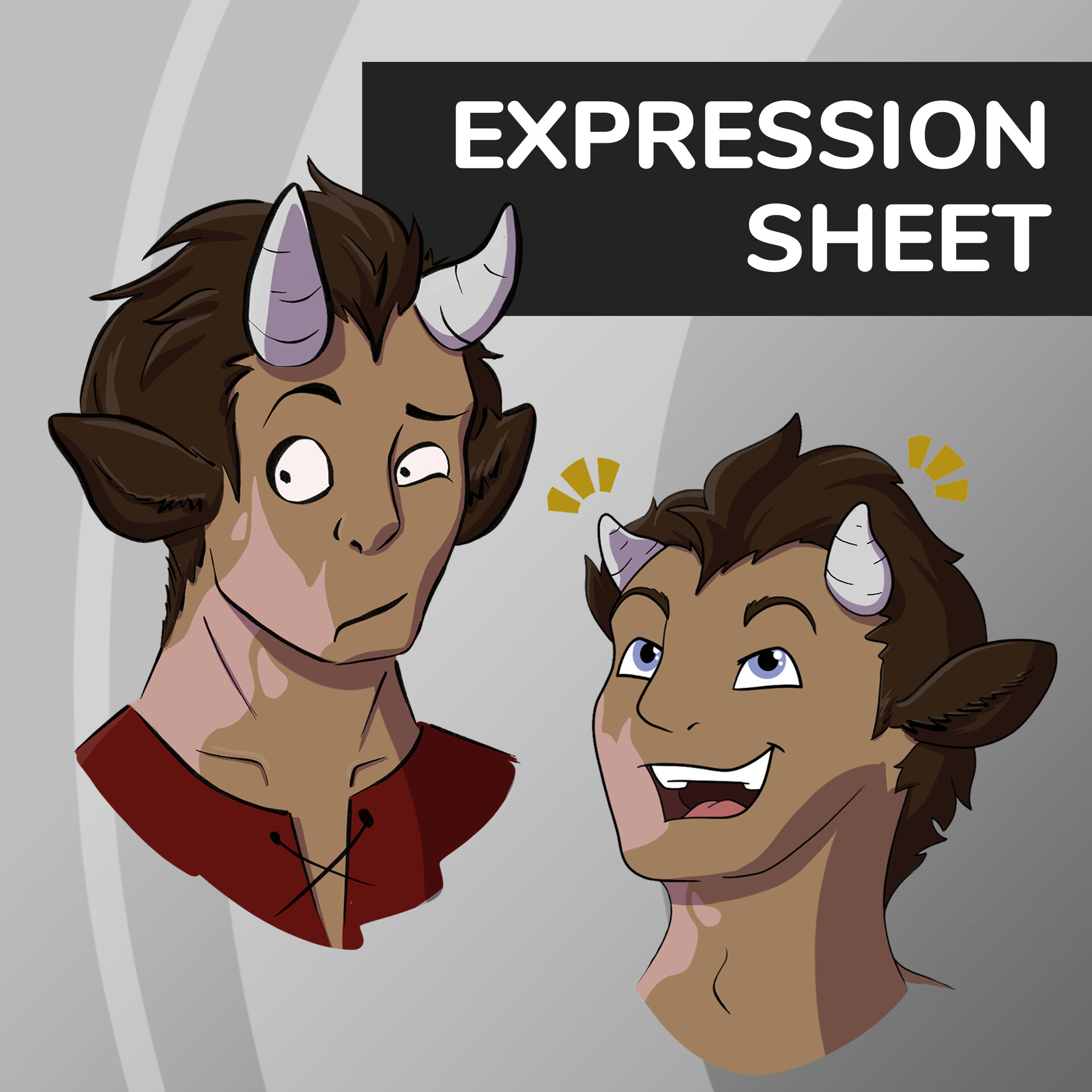 ArtStation - Expression Sheet