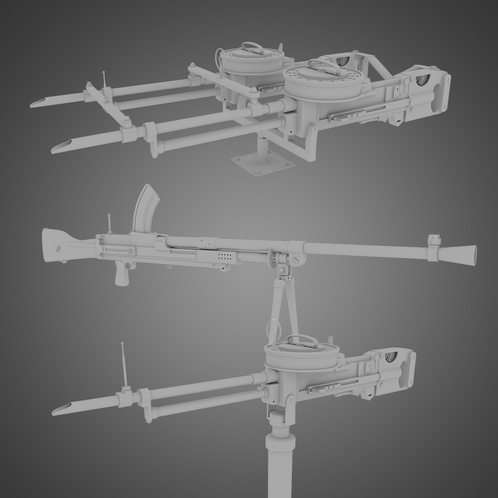 ArtStation - Gun Hard-Surface Modeling