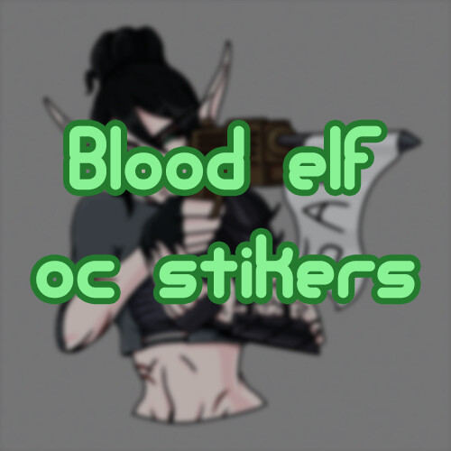 ArtStation - WoW main stickers