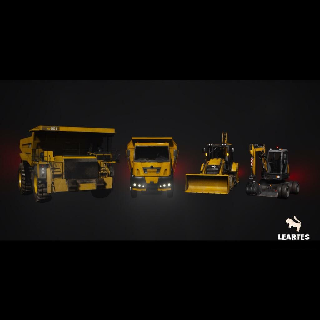 ArtStation - Driveable / Animated Construction Vehicles Set