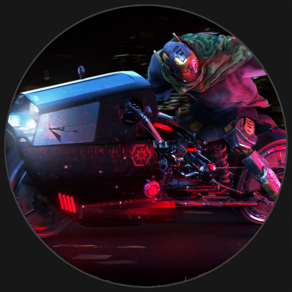 ArtStation - Lotus Bike and Robot