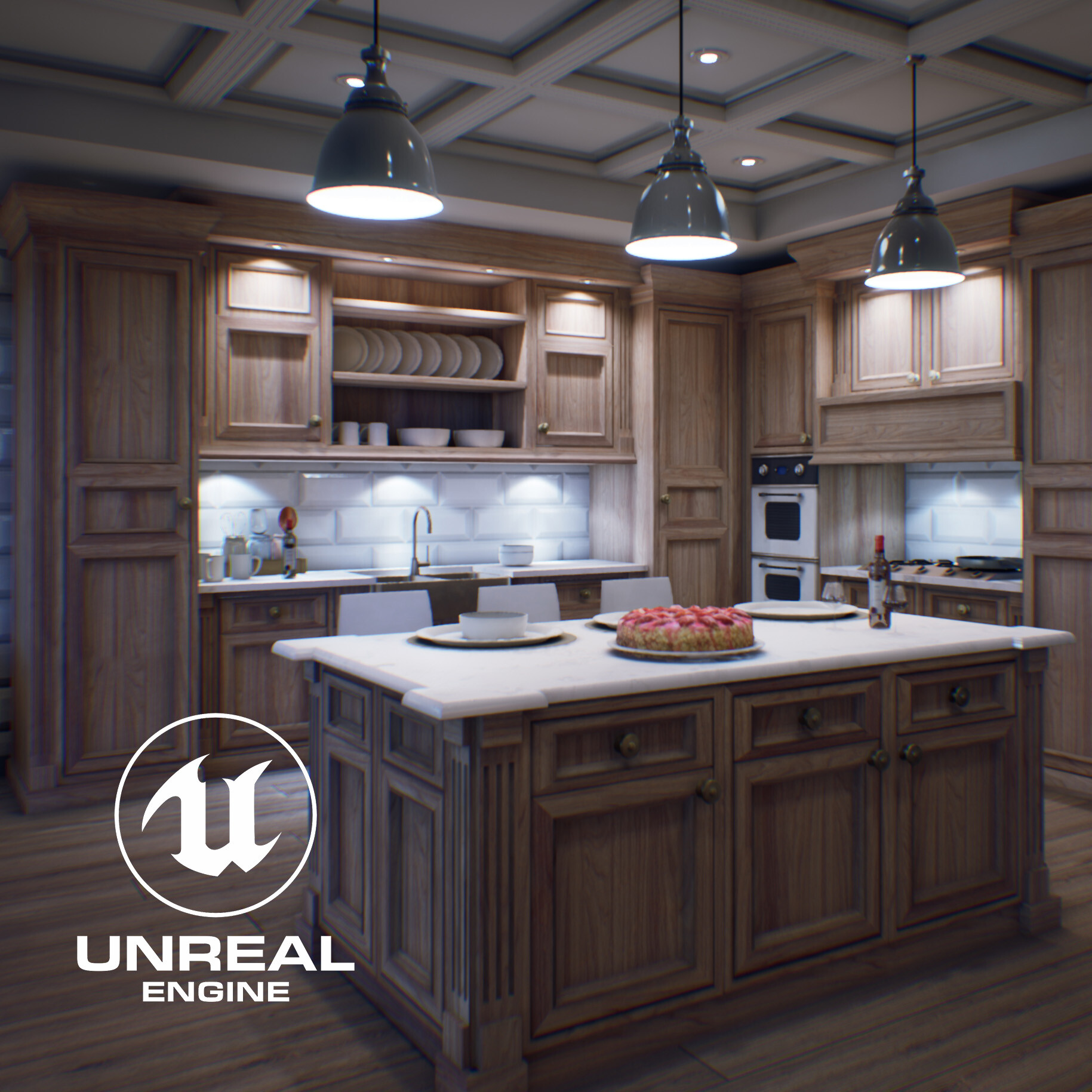 ArtStation - Classic Kitchen - UE4