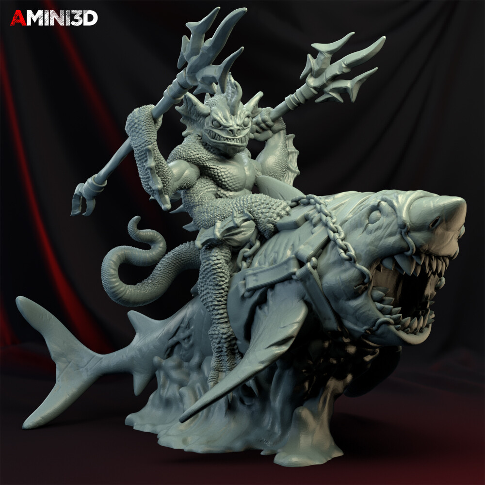 ArtStation - Sahuagin Miniatures