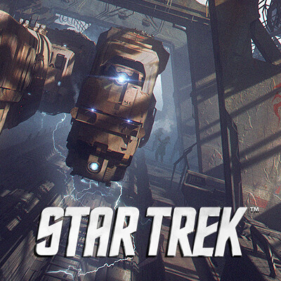 ArtStation - Star Trek Ride - Klingon Rail Station