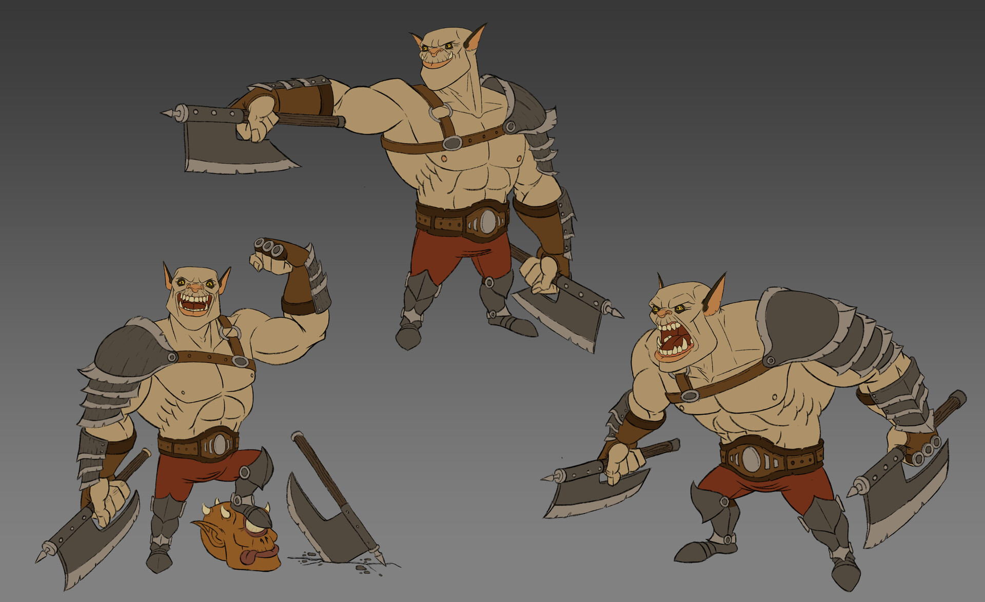 ArtStation - Kork the Beefy Ork, Andrew Widjaja