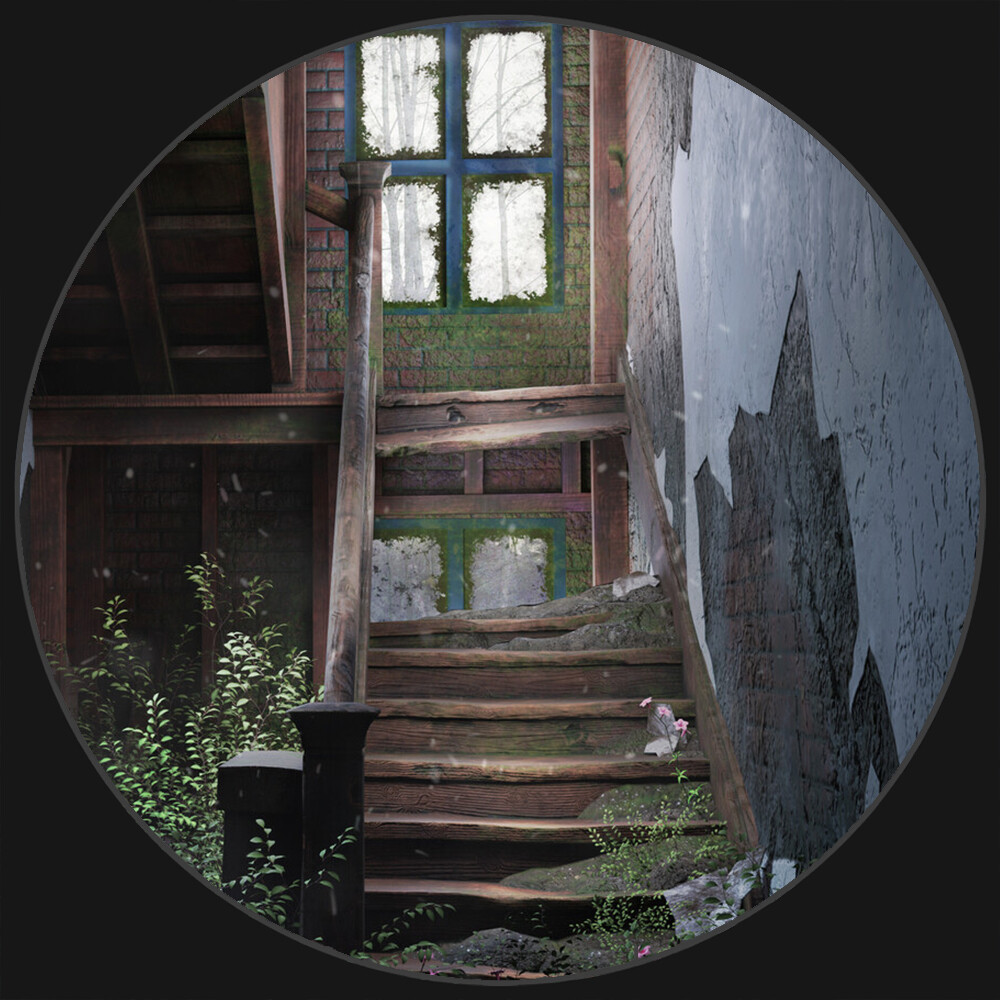 ArtStation - Overgrown Staircase