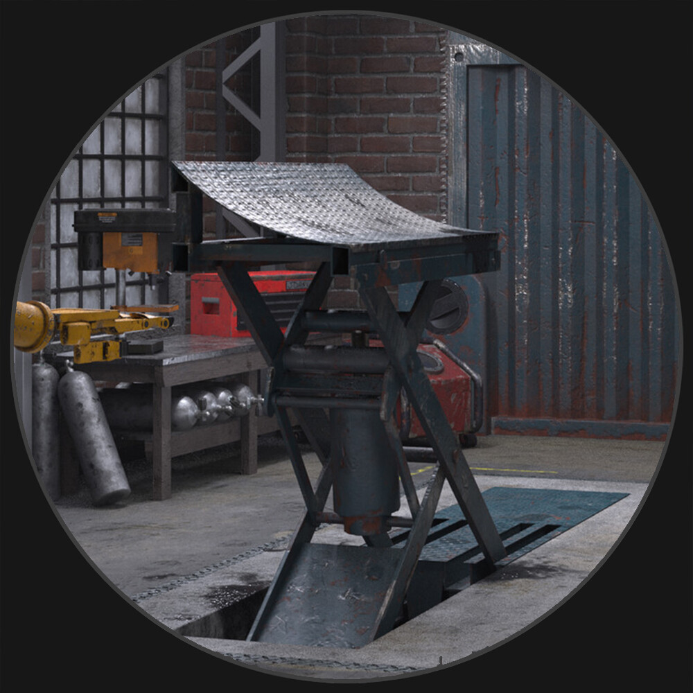 ArtStation - Near Future Garage