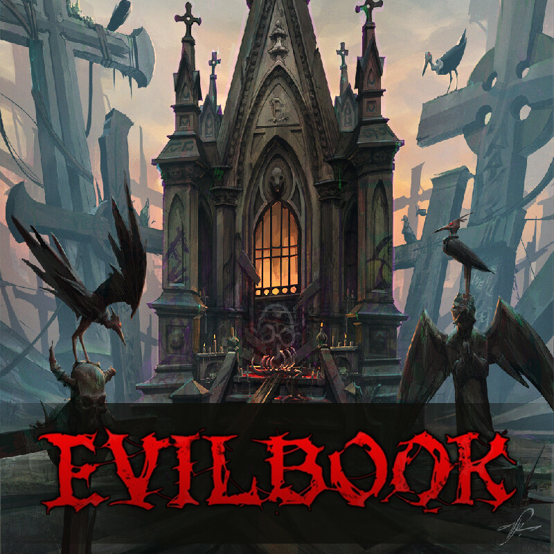 ArtStation - Illustration for EVILBOOK2