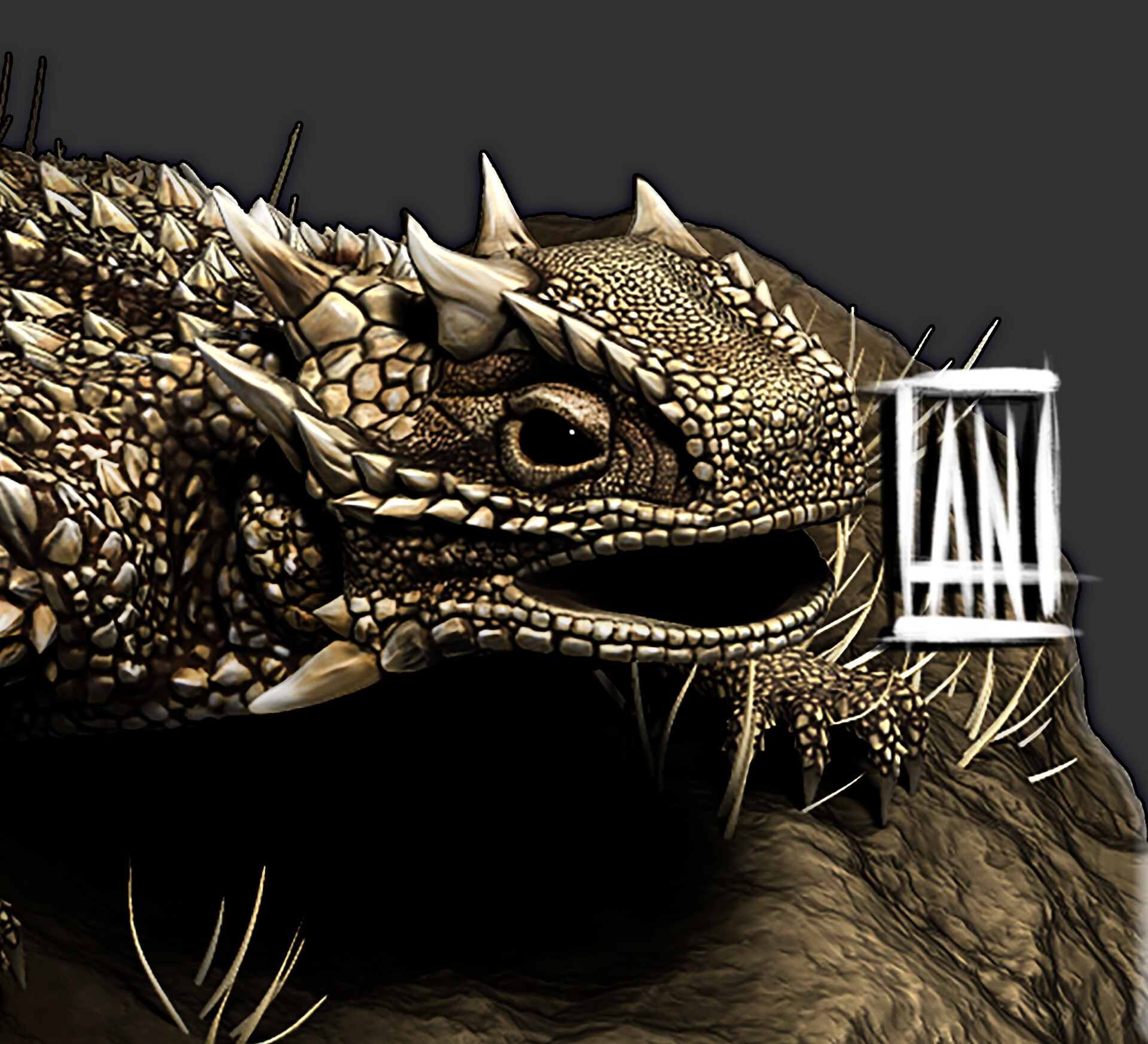 ArtStation - HORNED LIZARD | 3D MODEL