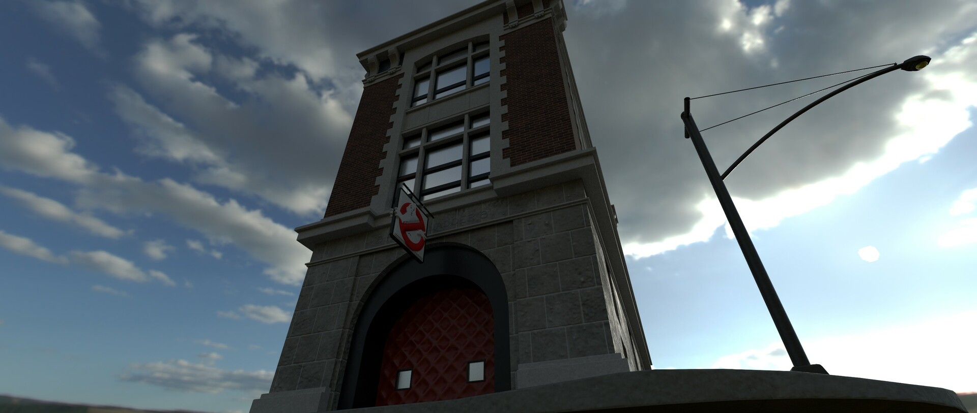 ArtStation - Ghostbuster Firehouse