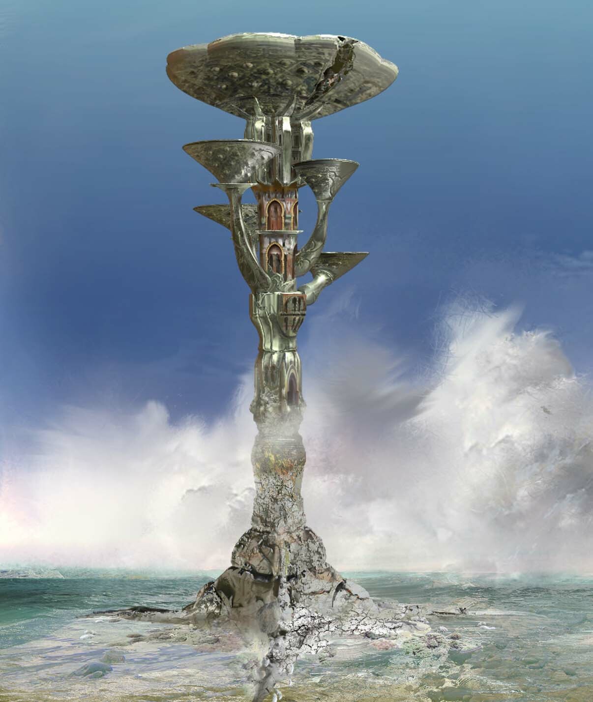 ArtStation - Lotus Pillars