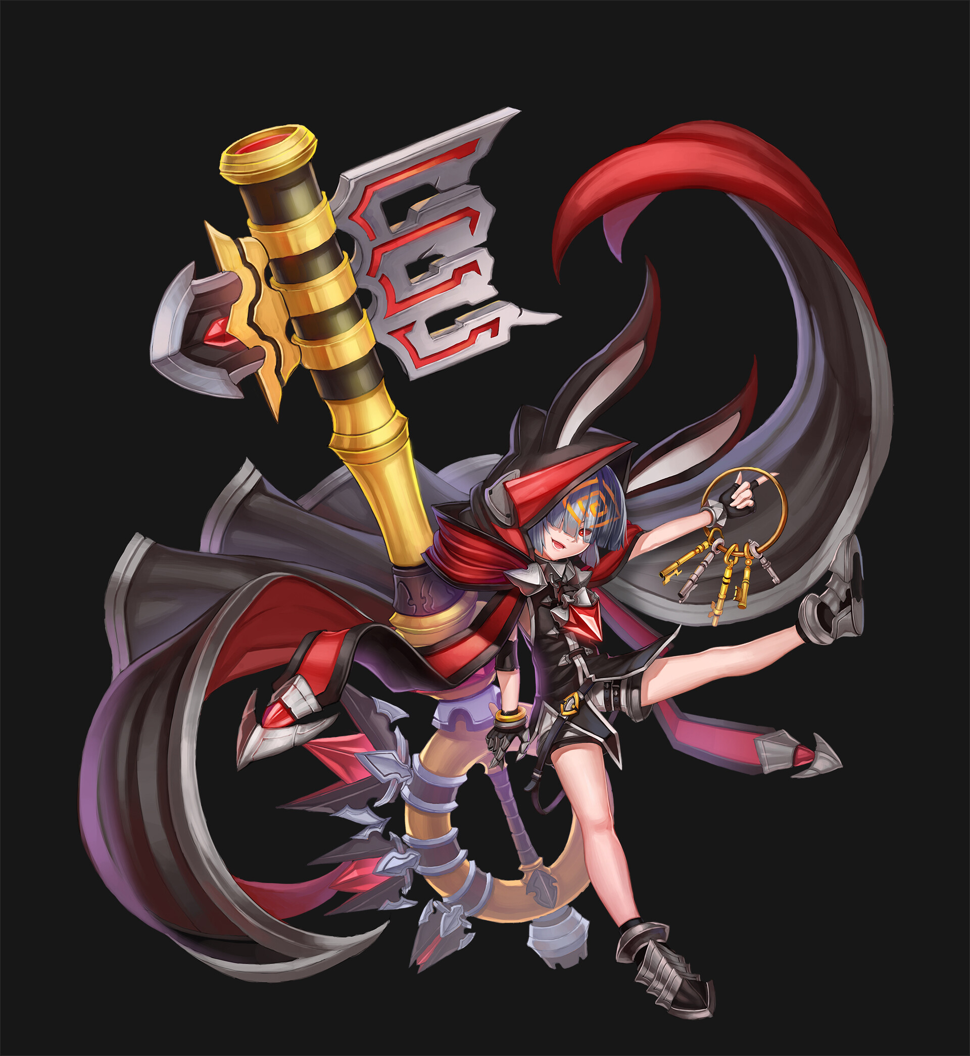 ArtStation - project 'fantasy squad' character 'key' (2016)