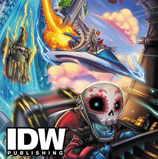 ArtStation - Skylanders Superchargers Cover & Stormblade Origin Story