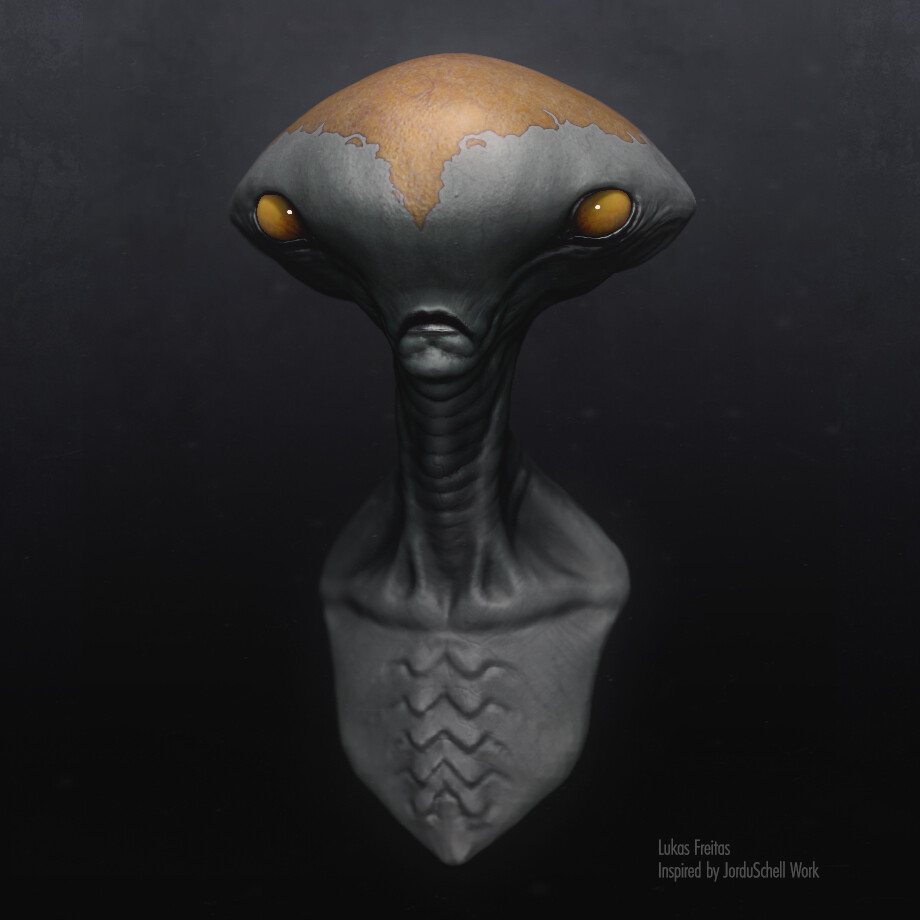 ArtStation - Alien - Inspired by Jordu Schell Work